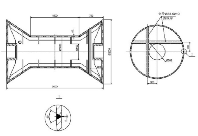 Marine Steel Stern Roller สำหรับอุปกรณ์ลากจูงเรือลากจูง
